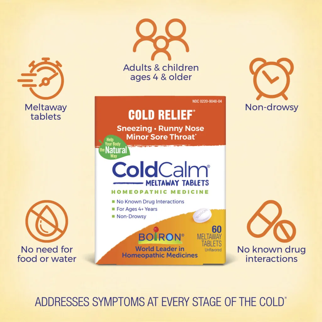 ColdCalm® Tablets | Boiron USA