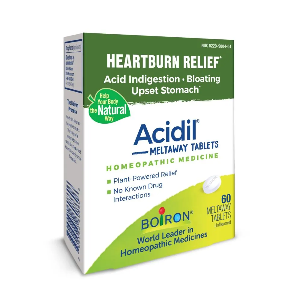 Acidil® for Heartburn Relief | Boiron USA