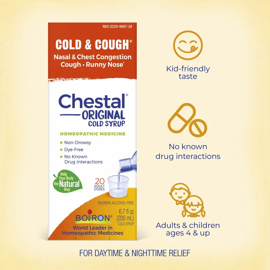 Chestal® Cold & Cough Syrup | Boiron USA
