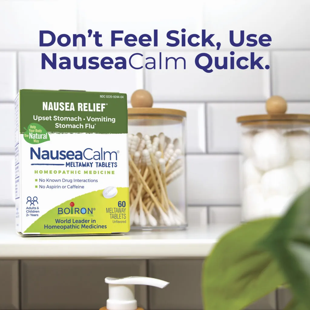 NauseaCalm® Meltaway Tablets | Boiron USA