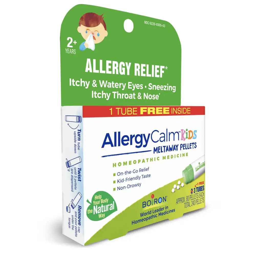 AllergyCalm® Kids Meltaway Pellets | Boiron USA